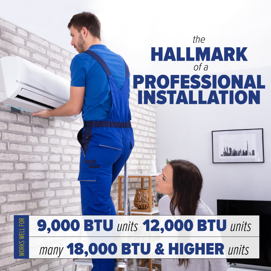 Line Set Cover Kit for Ductless Split Air Conditioners - Superflex LTD.