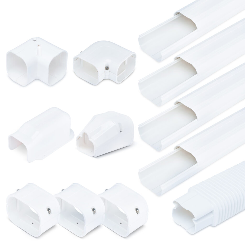 Line Set Cover Kit for Ductless Split Air Conditioners - Superflex LTD.